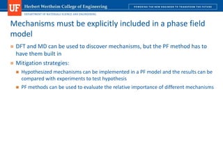 The Phase Field Method: Mesoscale Simulation Aiding Materials Discovery ...