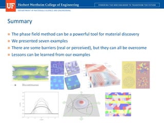 The Phase Field Method: Mesoscale Simulation Aiding Materials Discovery ...