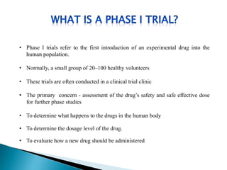 Phase I Clinical Trials | PPT