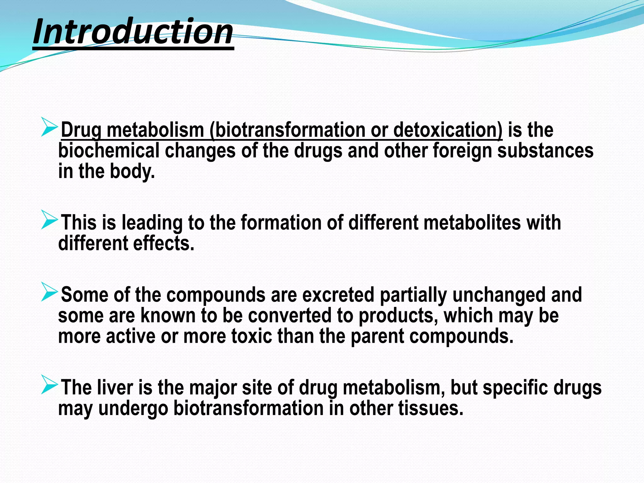 Phase ii biotransform of drugs | PPTX