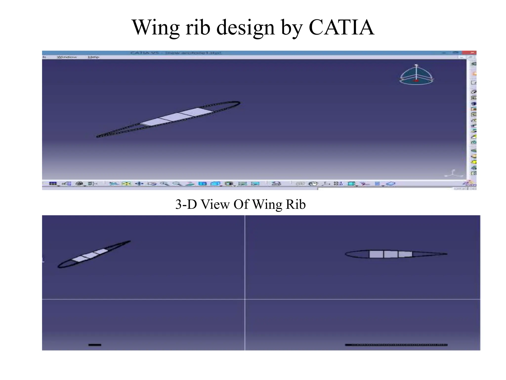 Airfoil analysis using ansys in airplanewing ribs.pptx | Physics | Science