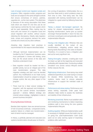 Phase II of the Core Transformation Journey - Getting There | PDF