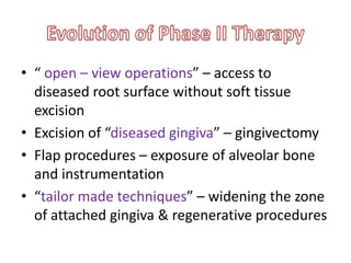 Phase II periodontal therapy | PDF