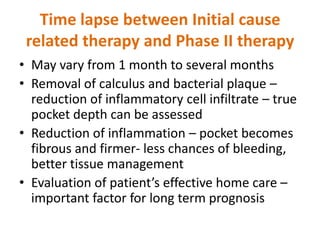 Phase II periodontal therapy | PDF