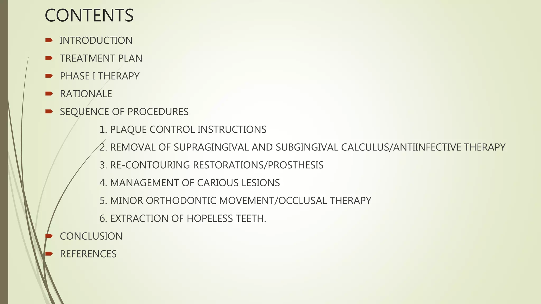 Phase-I therapy | PPTX
