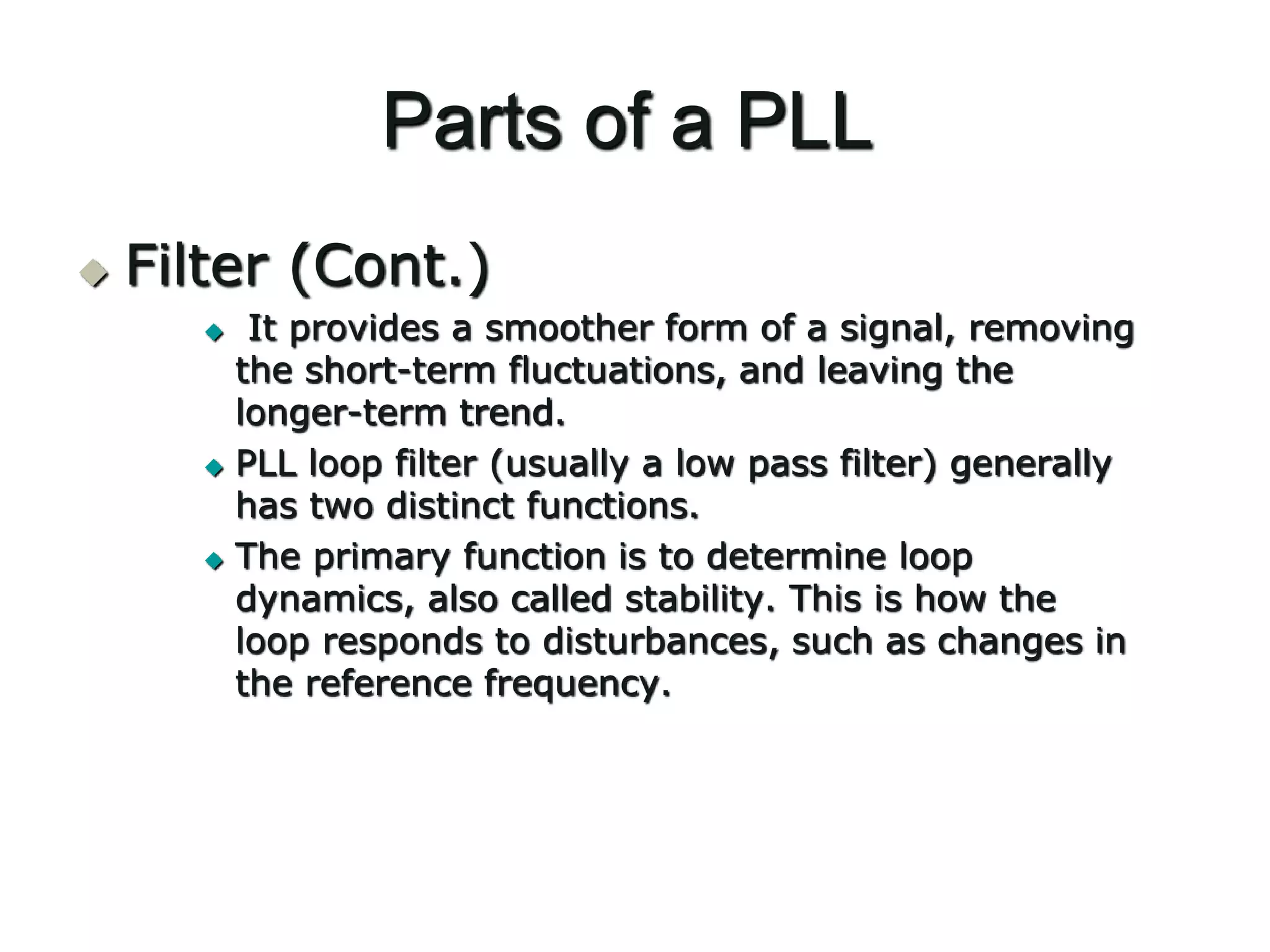 Phase locked loop design | PPTX