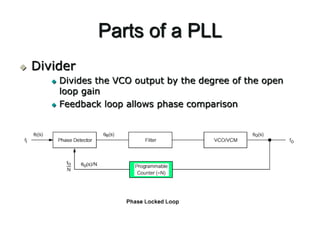 Phase locked loop design | PPTX
