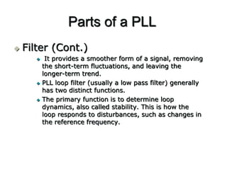 Phase locked loop design | PPTX