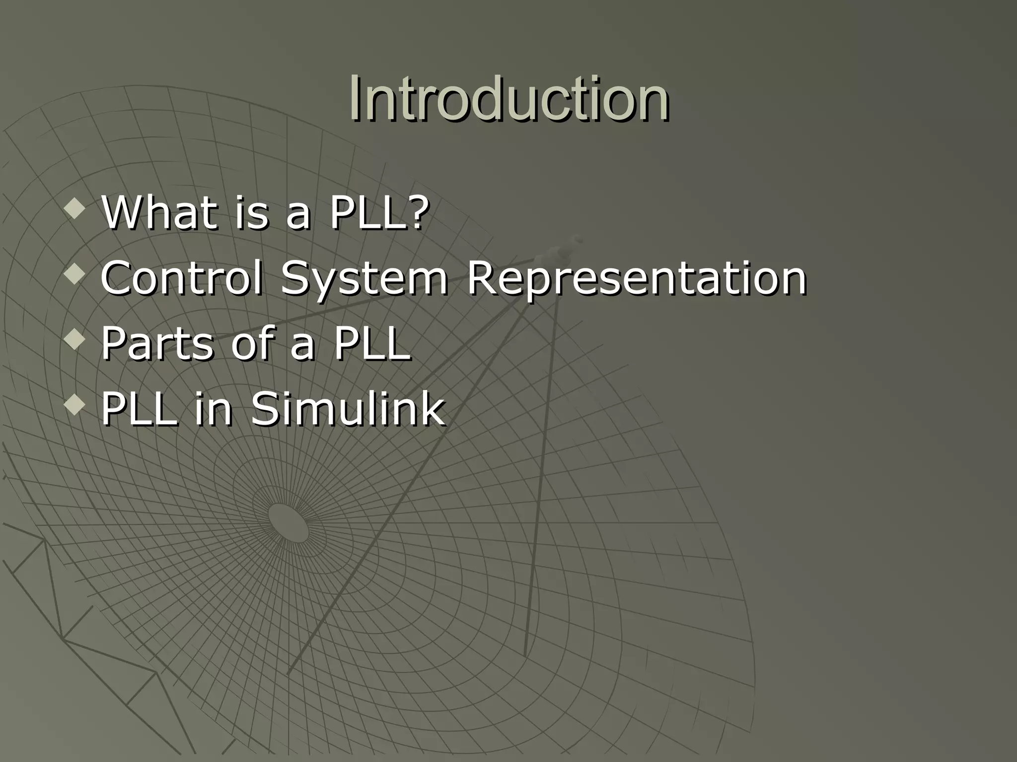 Phase Locked Loop Design Ppt