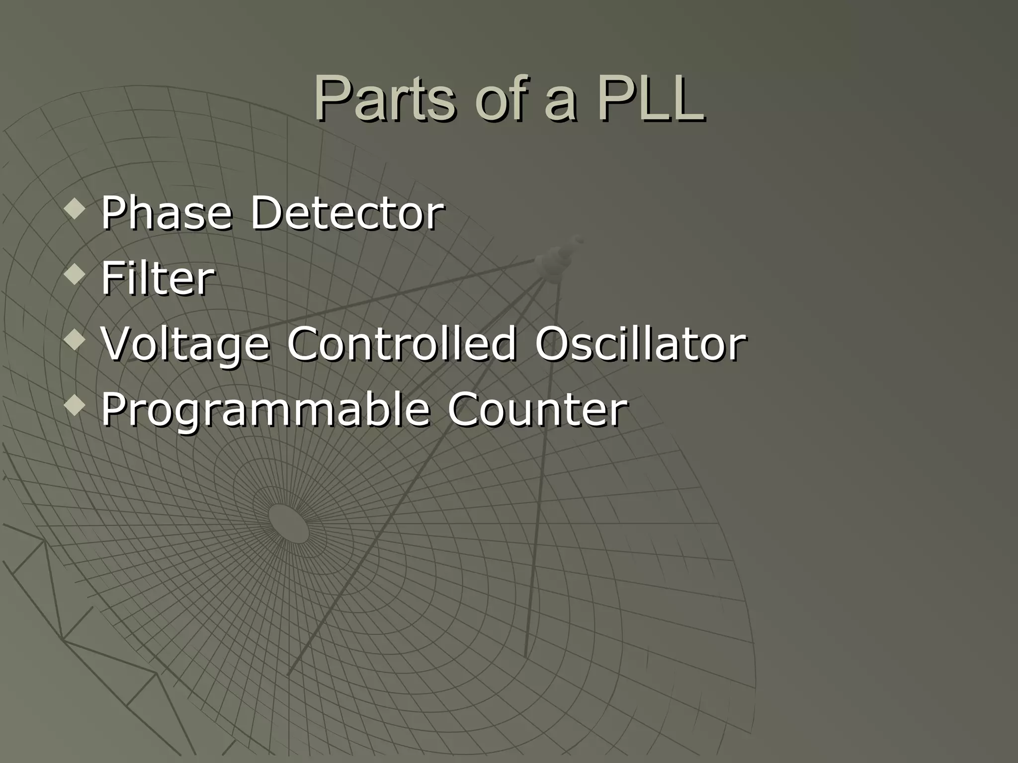 Phase Locked Loop Design Ppt