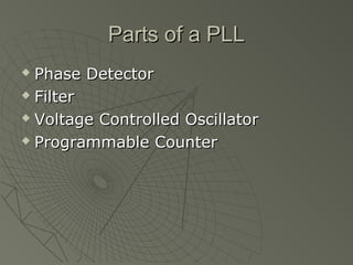 Phase locked loop design | PPT