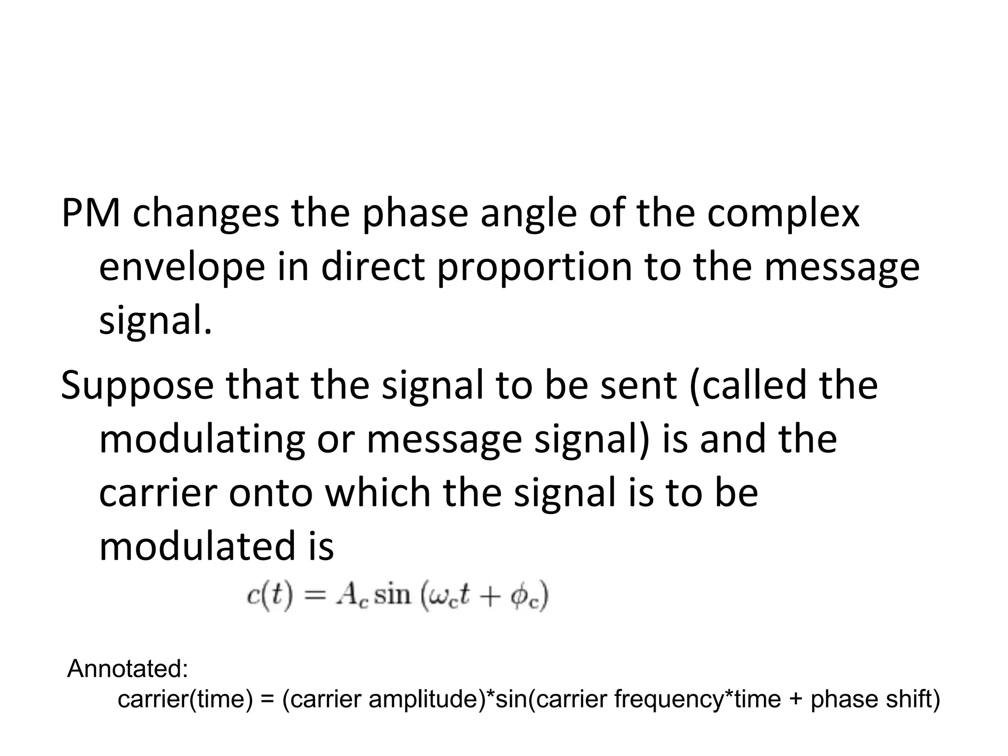 Phase modulation | PPT