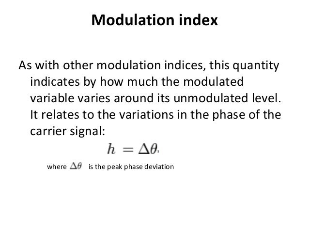 Phase modulation