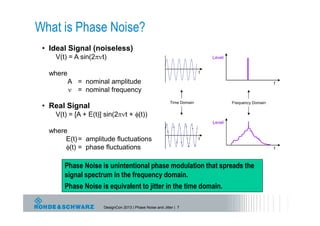 Phase Noise and Jitter Measurements | PDF | Digital Audio | Computer ...