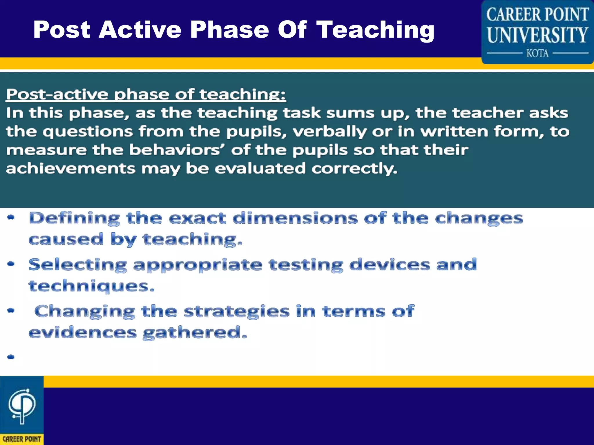 Phase of teaching | PPTX
