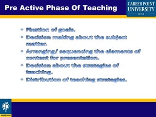 Phase of teaching | PPTX