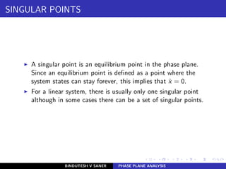 Phase plane analysis (nonlinear stability analysis) | PDF