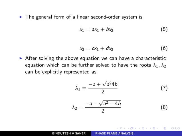 Phase plane analysis (nonlinear stability analysis) | PDF | Physics ...