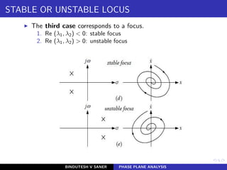 Phase plane analysis (nonlinear stability analysis) | PDF