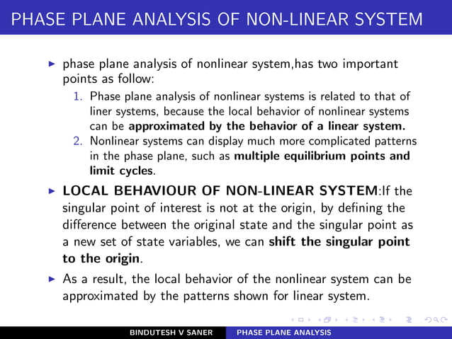 Phase plane analysis (nonlinear stability analysis) | PDF | Physics ...