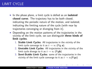 Phase plane analysis (nonlinear stability analysis) | PDF