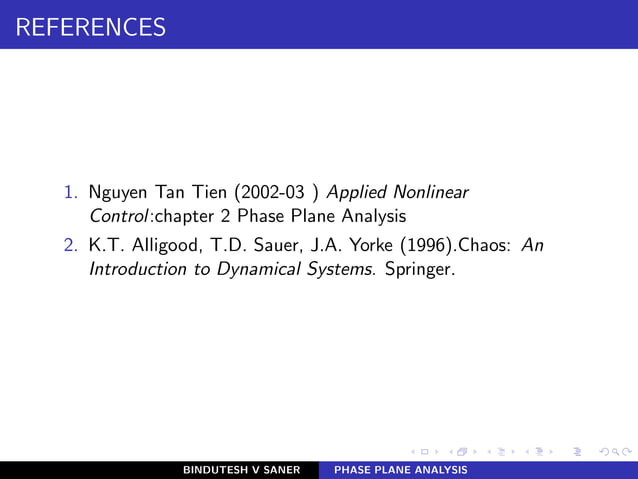 Phase plane analysis (nonlinear stability analysis) | PDF | Physics | Science