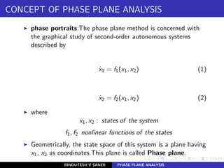Phase plane analysis (nonlinear stability analysis) | PDF