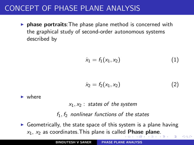 Phase plane analysis (nonlinear stability analysis) | PDF | Physics | Science