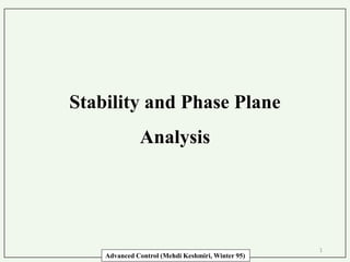 phase_plane_analysis for analyzing non linear system.pdf