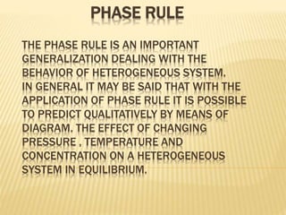 Phase rule | PPTX