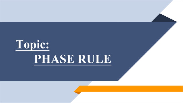 Phase rule | PDF | Chemistry | Science