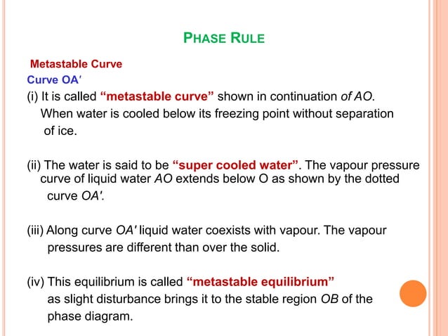 Phase Rule.ppt | Chemistry | Science