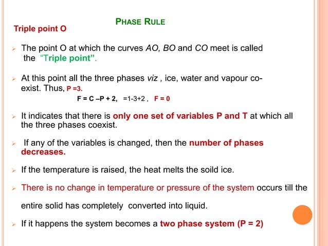 Phase Rule.ppt | Chemistry | Science