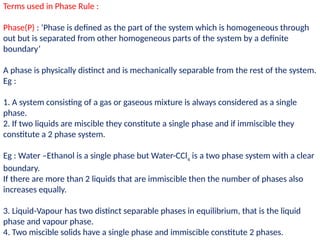 Principle and explanation of Phase rule.pptx