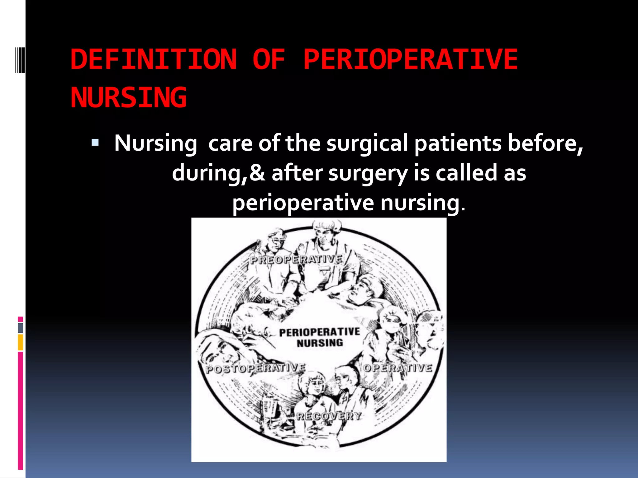 meeting the need of perioprative patient | PPTX