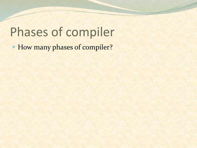 Phases of-compiler | PPTX | Programming Languages | Computing