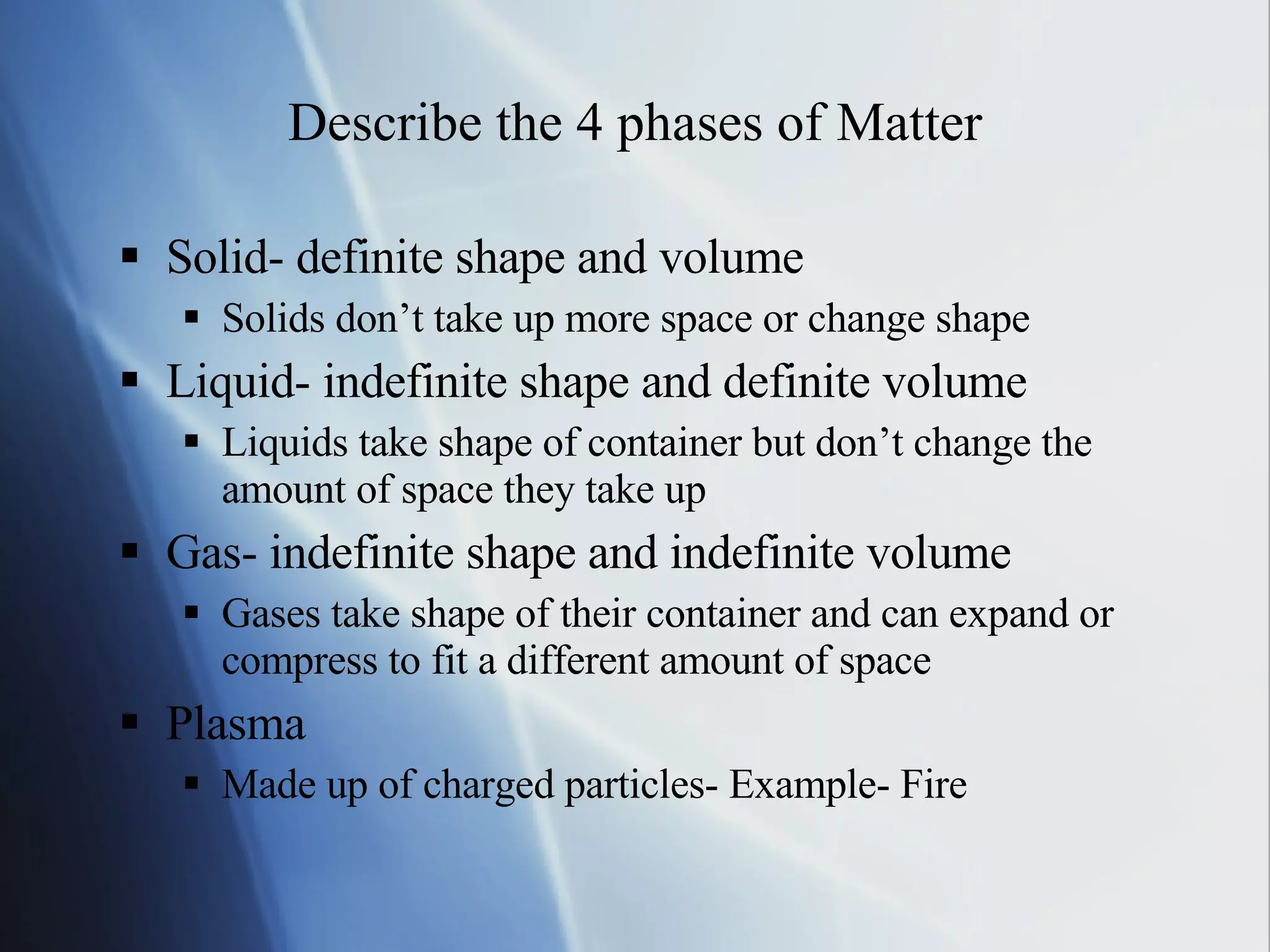 Phases Of Matter 08 09