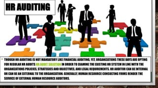 Phases & advantages of human resources audit | PPT