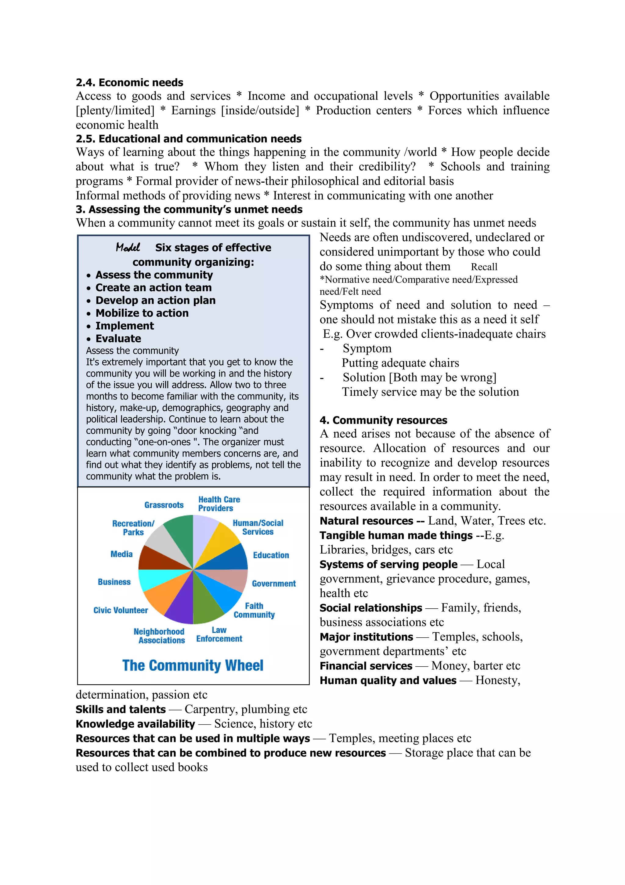 Phases and Methods of Community Organization | PDF