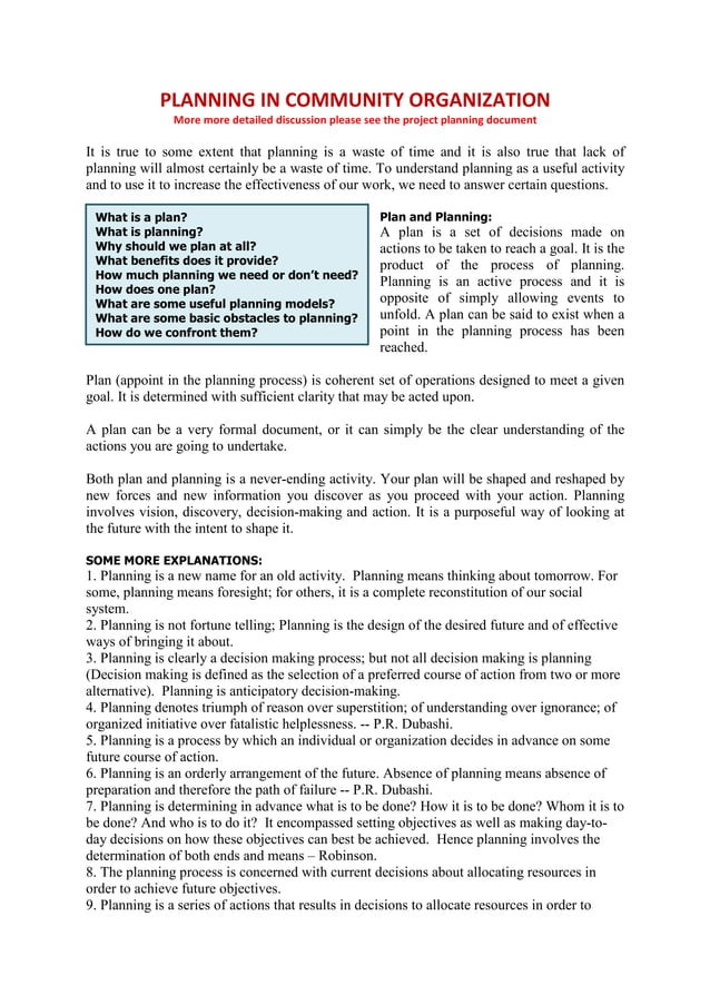 Phases and Methods of Community Organization | PDF | Education