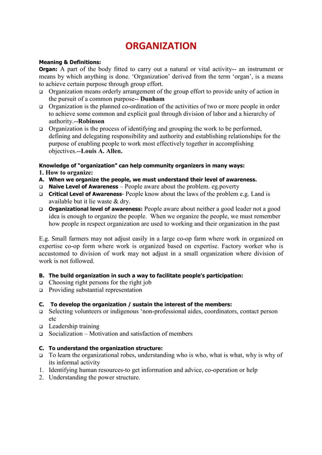 Phases and Methods of Community Organization | PDF | Education