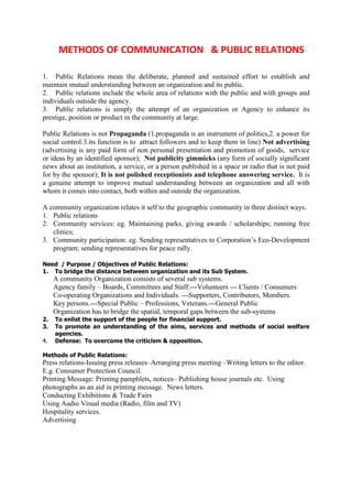 Phases and Methods of Community Organization | PDF