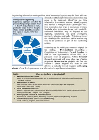 Phases and Methods of Community Organization | PDF