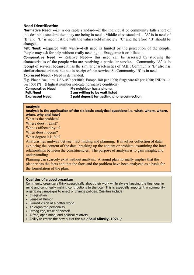 Phases and Methods of Community Organization | PDF | Education