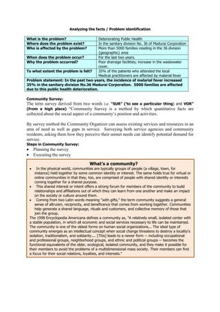 Phases and Methods of Community Organization | PDF