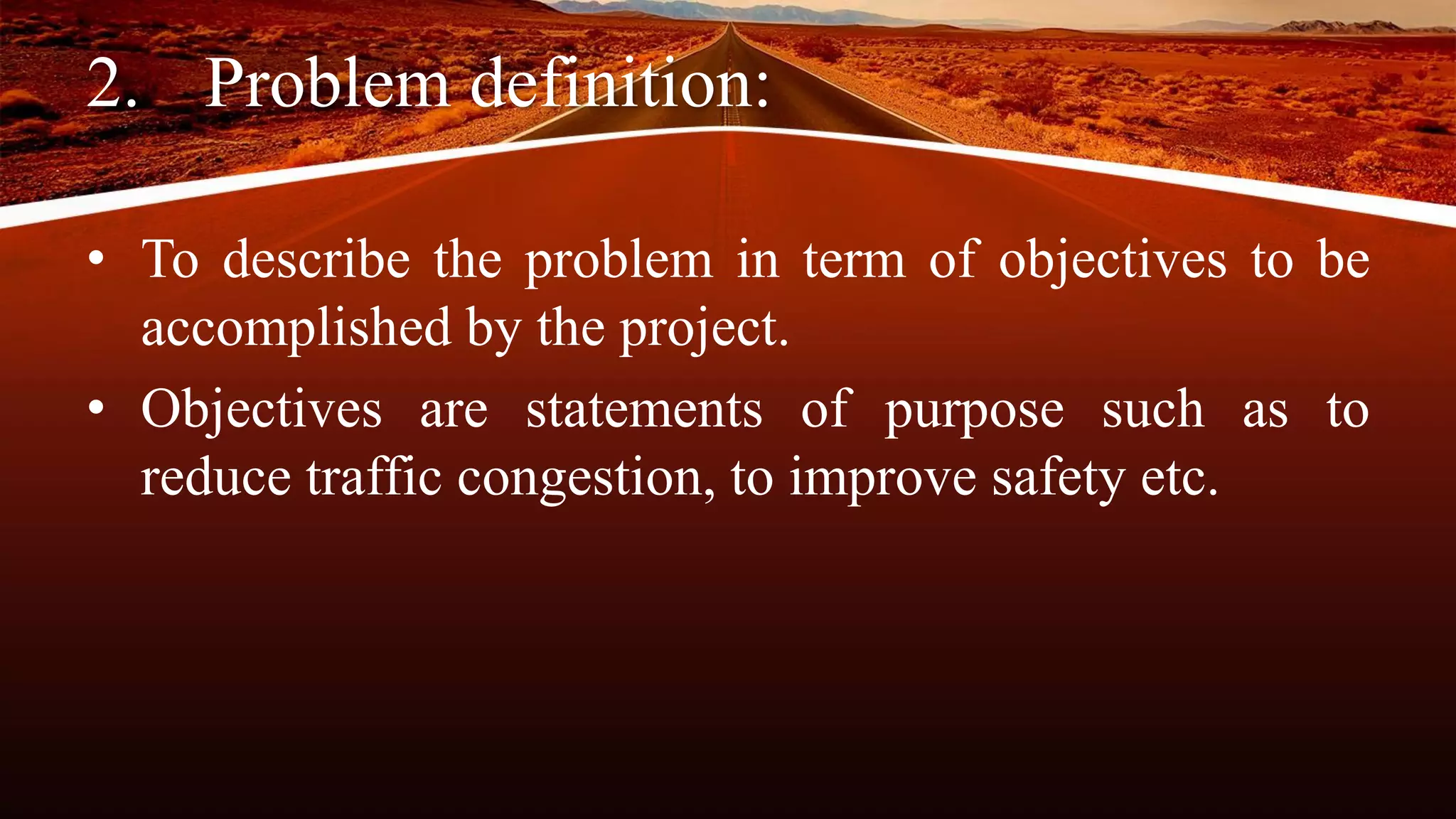 Phases and principles of transportation planning | PDF