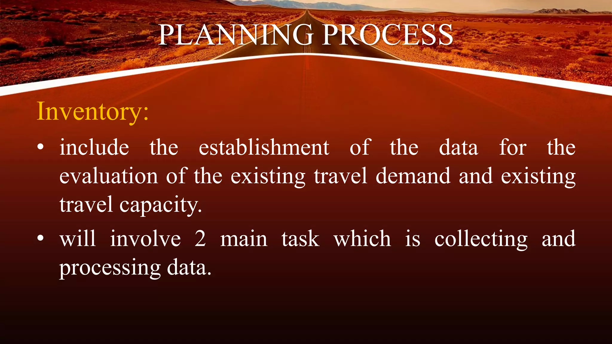 Phases and principles of transportation planning | PDF
