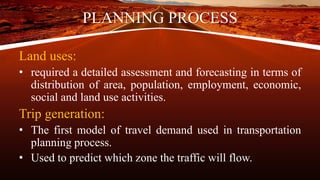 Phases and principles of transportation planning | PDF
