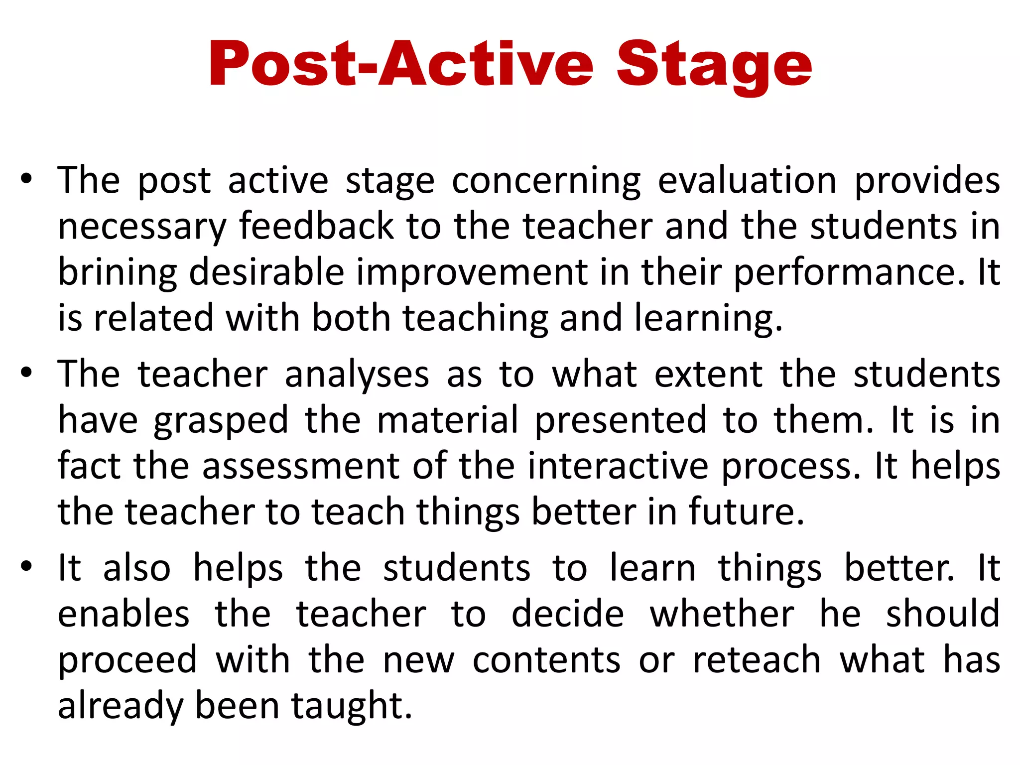 Phases and stages of teaching | PPTX