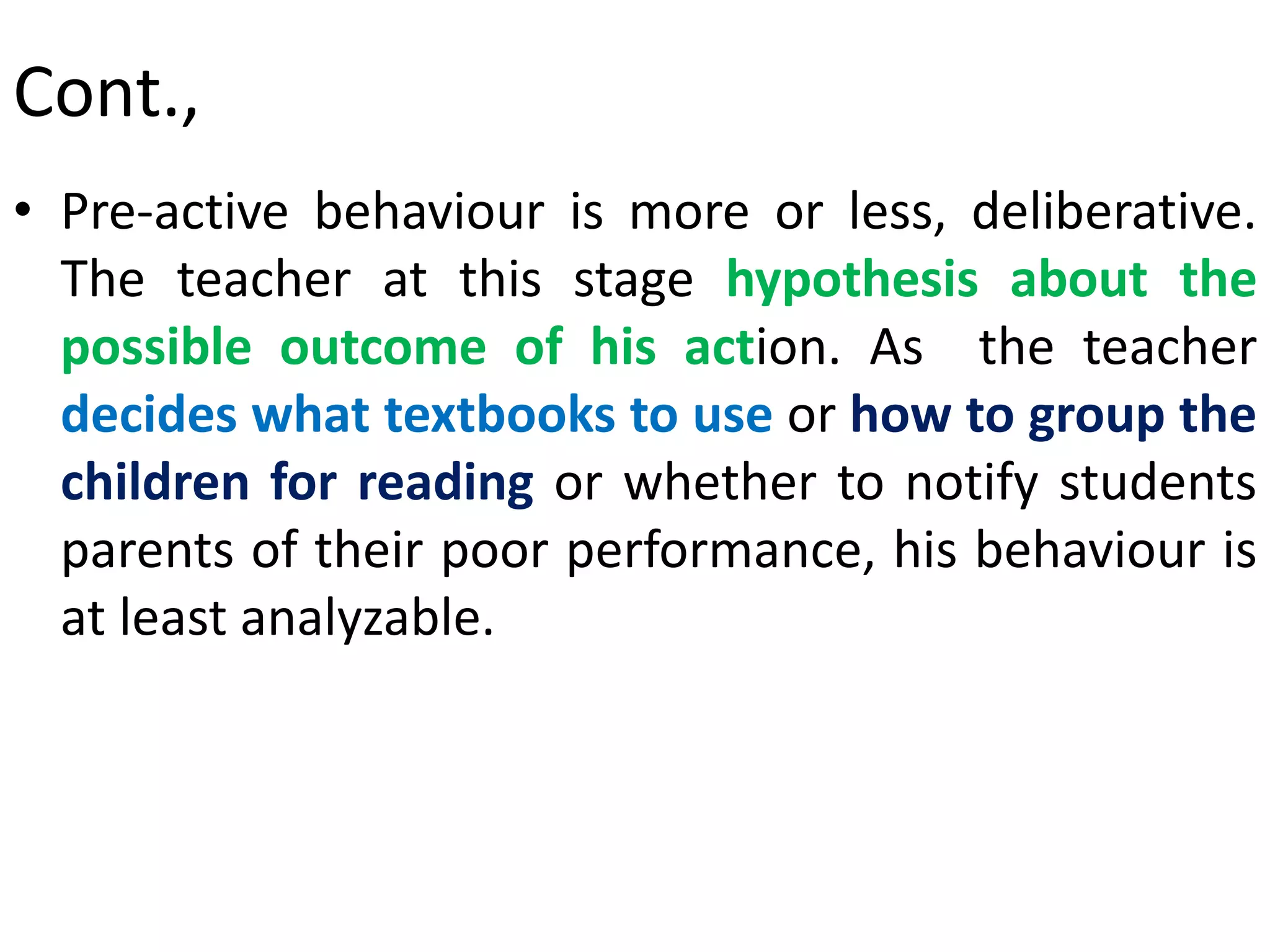 Phases and stages of teaching | PPTX